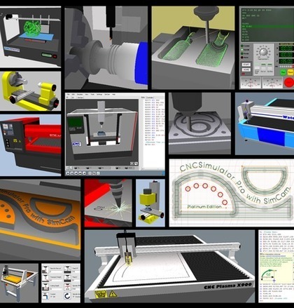 Logiciel gratuit professionnel CNCSimulator Pro 2013 Atelier Virtuel , Simulation Machines 3D ...