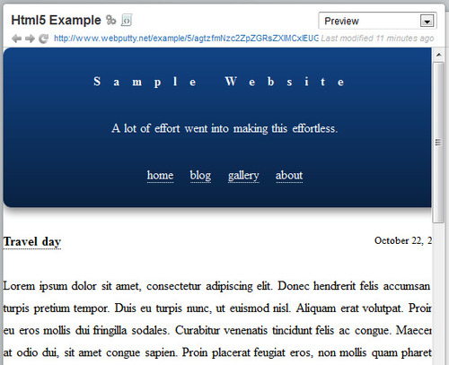 WebPutty: CSS Editor With Preview & Syntax Highlighting | El Aula Virtual