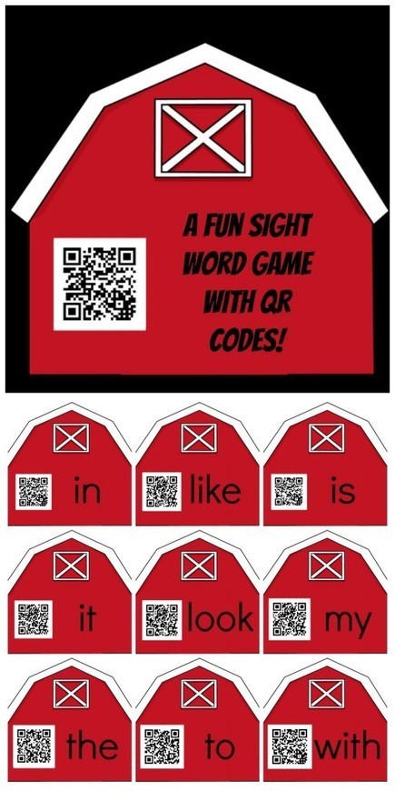 QR Codes for Sight Words: Attaching audio files - Technology In Early ...