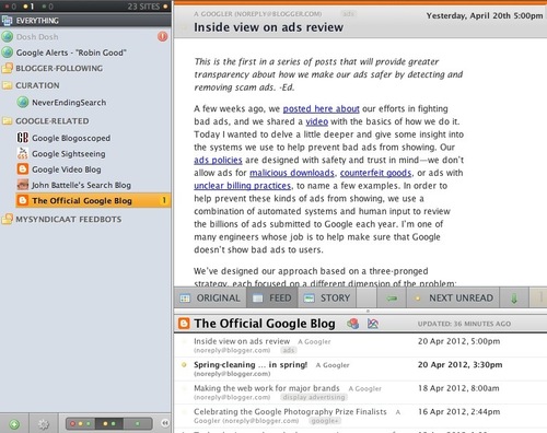 News Discovery: The Google Reader Open-Source Alternative Is Here and It’s Called NewsBlur ...
