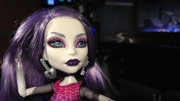 High Heels Purple Hair Monster Dolls Raise