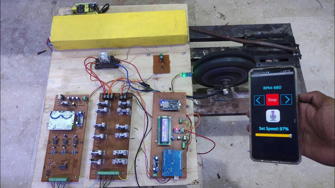 IOT based bldc motor speed controller | Arduino...