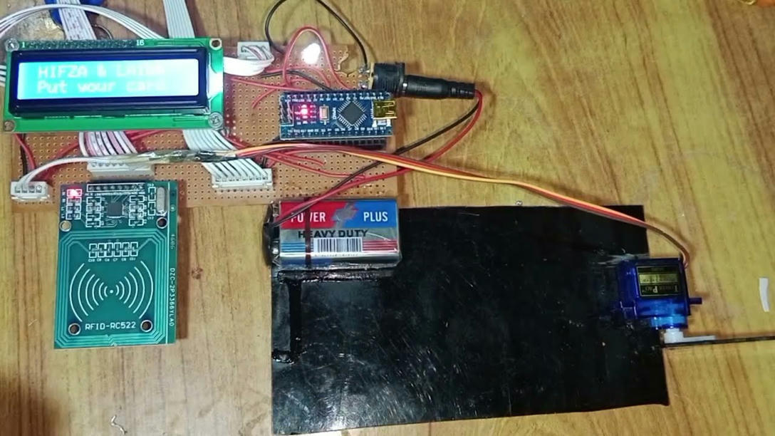 RFID door lock access control system | How to m...