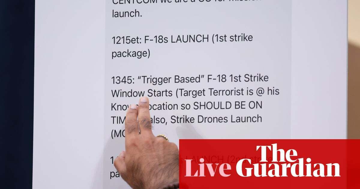 Signal group chat leak: judge orders Trump admi...