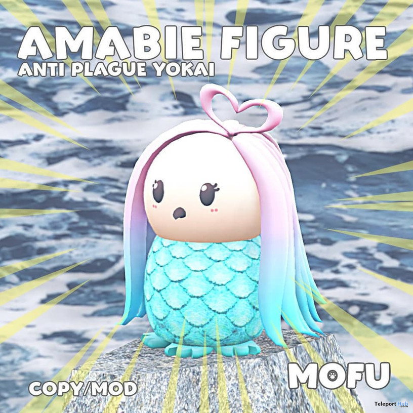 Amabie Figure March 2020 Gift by MOFU | Telepor...