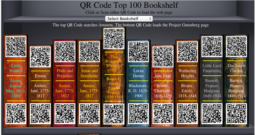 QR Code Bookshelf | Psico Intermedio