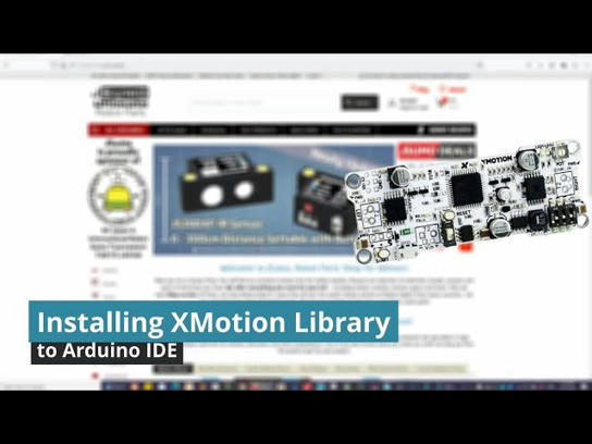How to Install XMotion Library to Arduino IDE