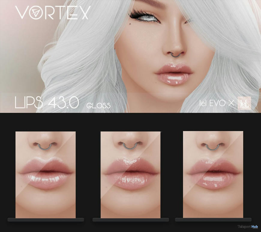 Lips 43.0 Gloss For Lelutka EvoX August 2022 Gr...