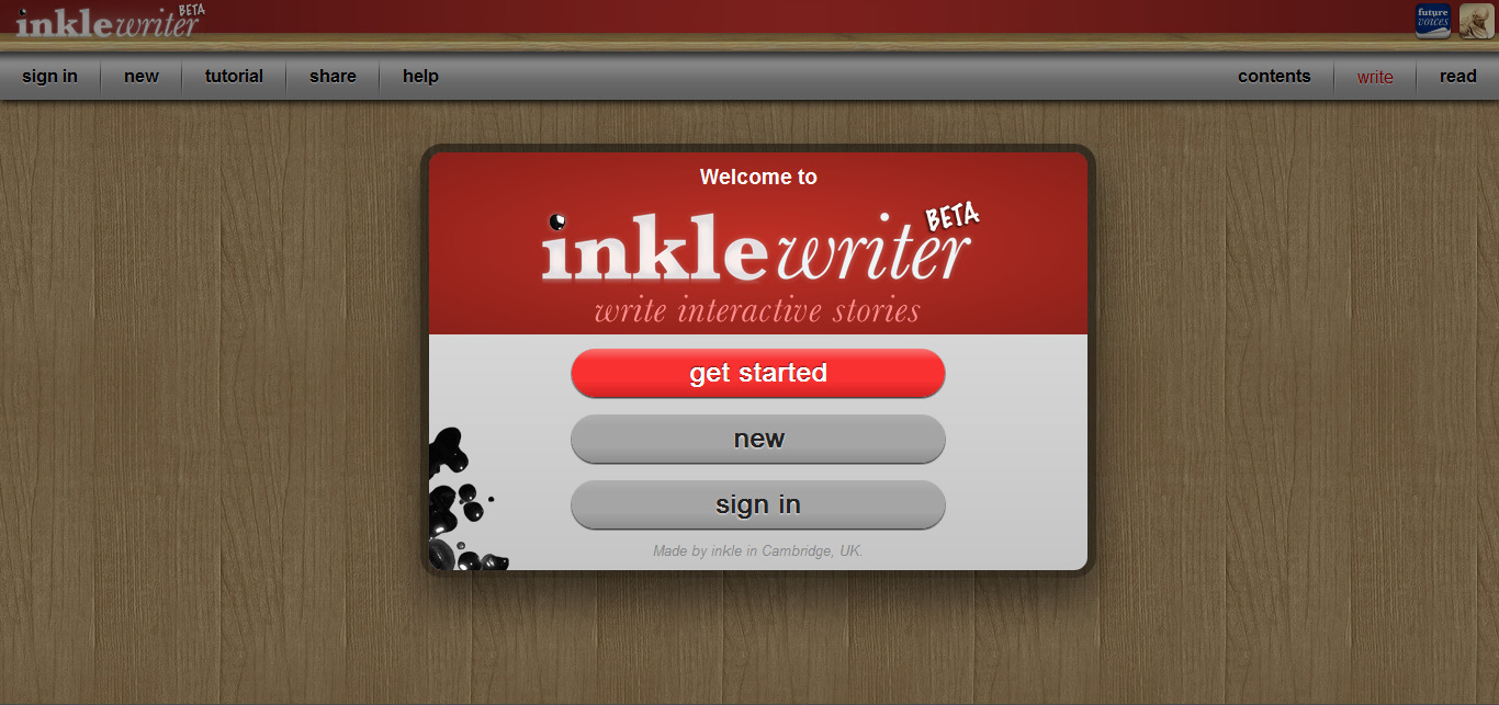 inklewriter : Write interactive stories | Time ...