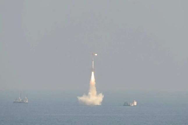 Indian Navy tests SLBM as part of nuclear triad...