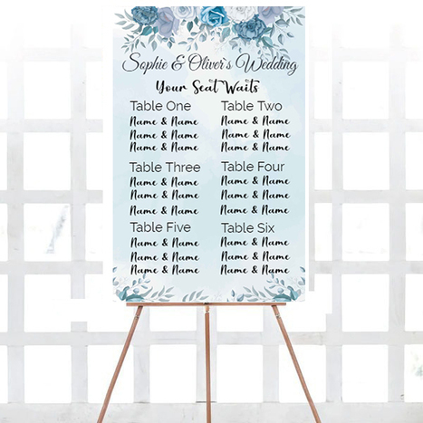 Customise Table Seating Charts or Plans. | Crea...