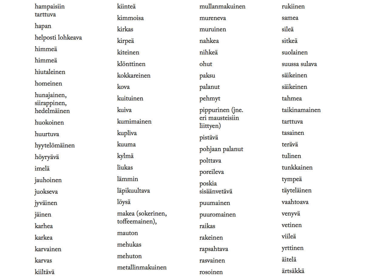 Opetellaan aistikokemuksia kuvaavia sanoja! - N...