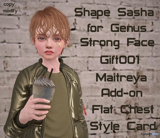 Male Shape Sasha For Genus Strong Face 10L Prom...