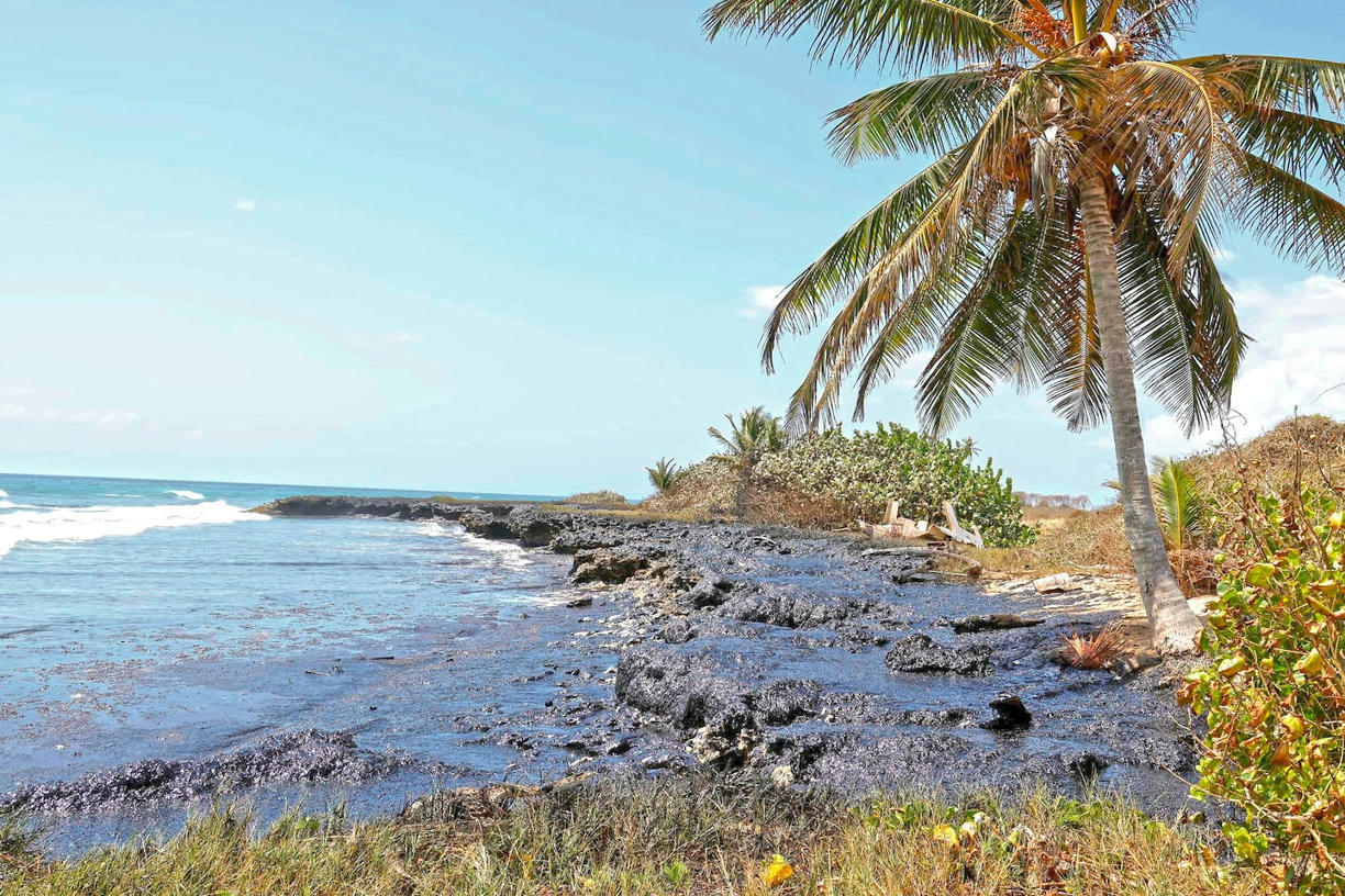 Oil spill off Trinidad and Tobago blackens Cari...