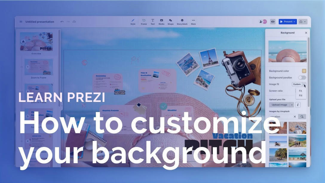 How to customize your background with Prezi Pre...