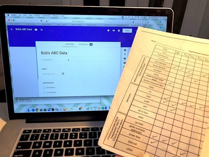 Using Google Forms To Analyze ABC Data Data M 