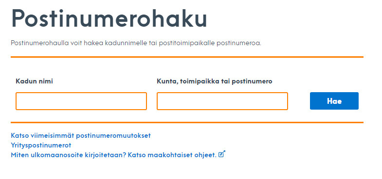 Postinumerohaku | 1Uutiset - Suomi ja maailma