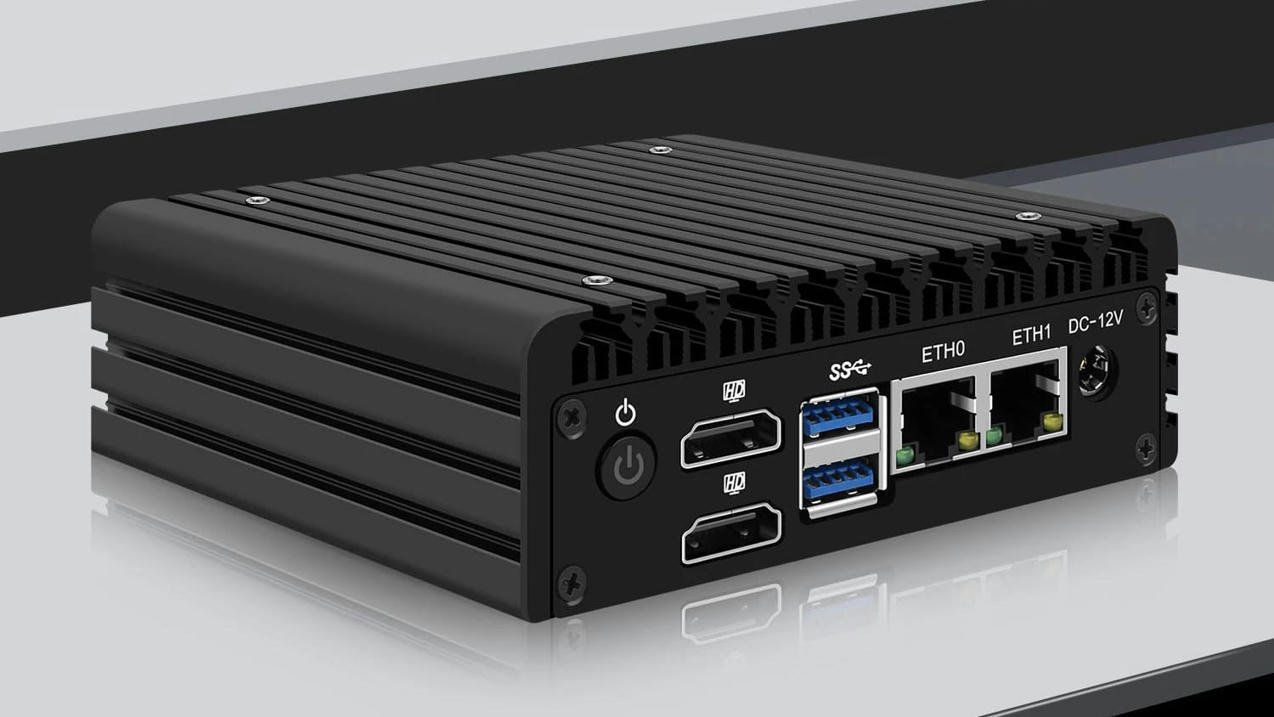 CWWK x86-P5 fanless mini PC with two 2.5GbE por...