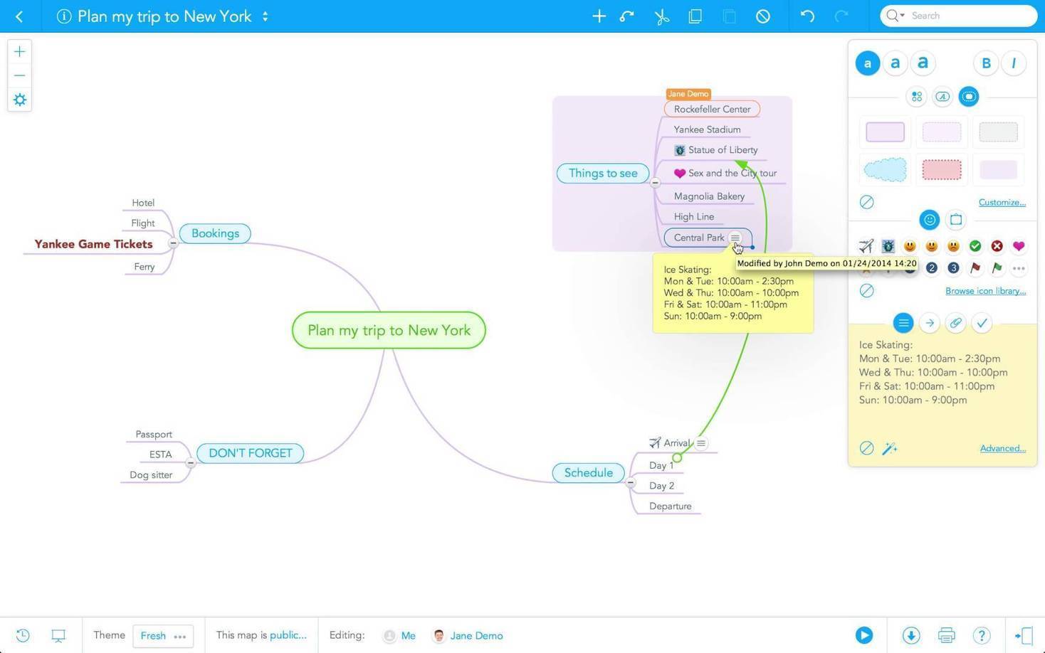 MindMeister Tutorial: Adding Notes, Links, Imag...