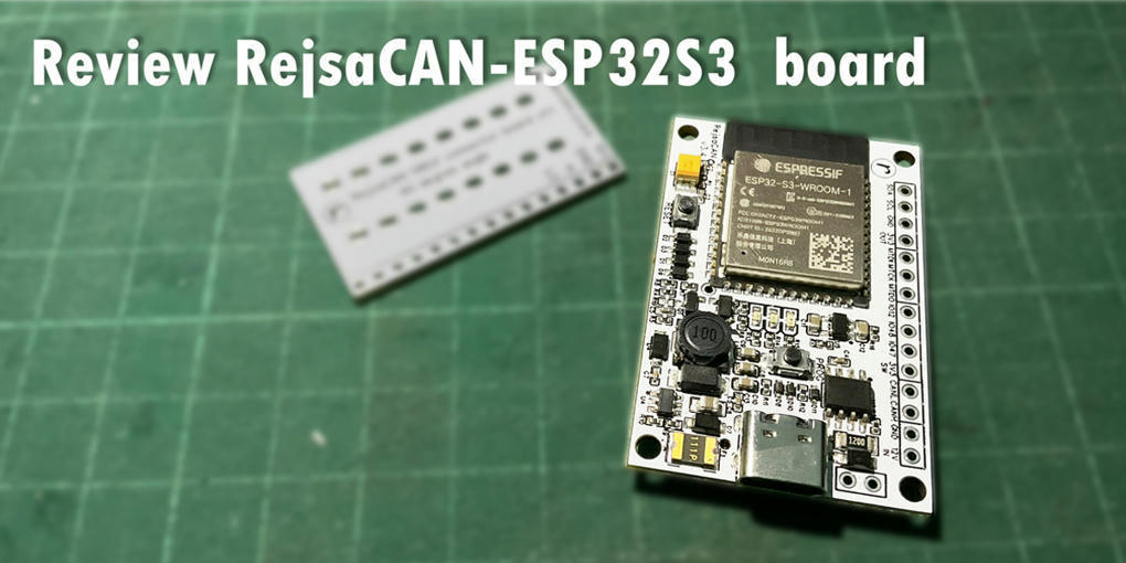 Programming RejsaCAN-ESP32-S3 CAN bus board wit...