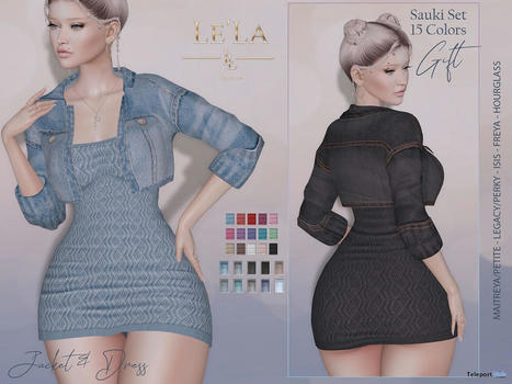 Gillo Jacket & Dress Set May 2023 Group Gif...