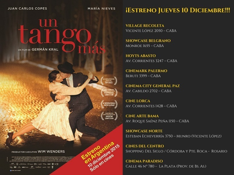 Un Tango más: Estreno en Argentina | Mun...