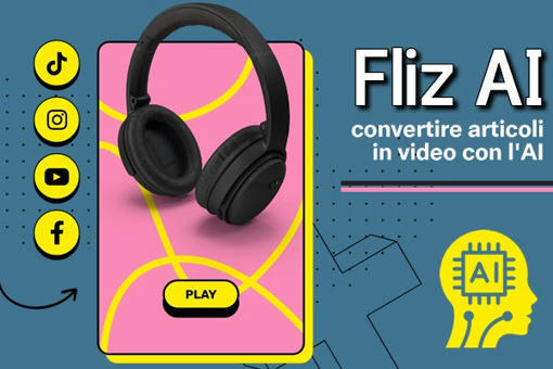 Fliz AI | convertire articoli in video con l'AI...