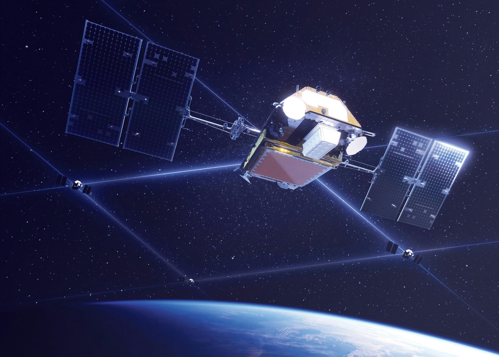 CANNES : Lancement réussi de 5 satellite...