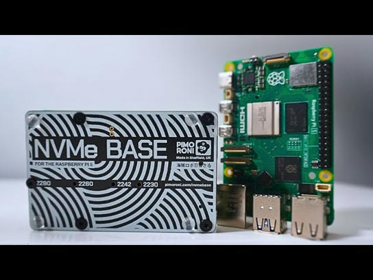 Pimoroni NVMe Base for Raspberry Pi 5 Hands-On ...