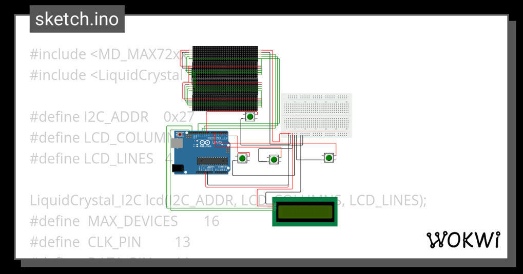 LOUSA MÁGICA V2 - Wokwi Arduino and ESP3...