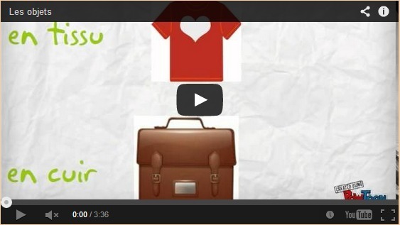 LA PROF DE FLE:Décrire les objets/les di...