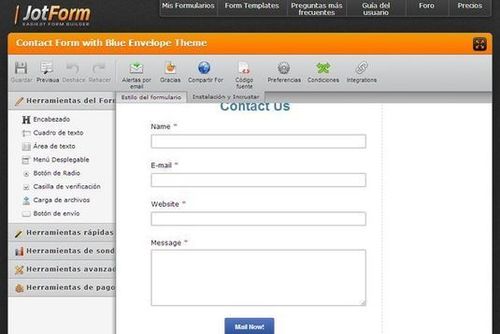 JotForm, crea fácilmente formularios para tu web | accionangel