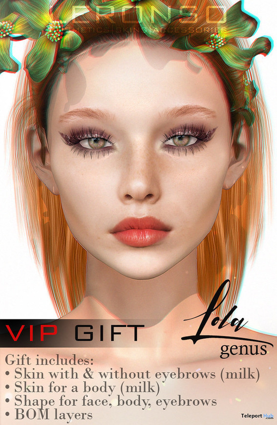 Lola Skin For Genus Mesh Head March 2020 Group ...