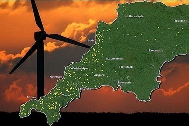 March of renewable energy: Maps show location of wind and solar sites ...