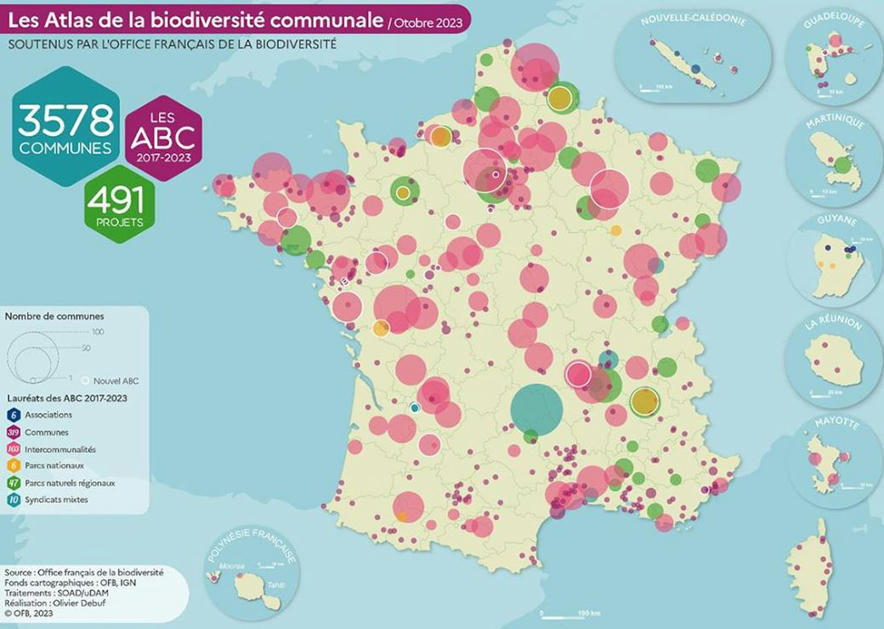 100 nouveaux projets d'atlas de la biodiversit&...