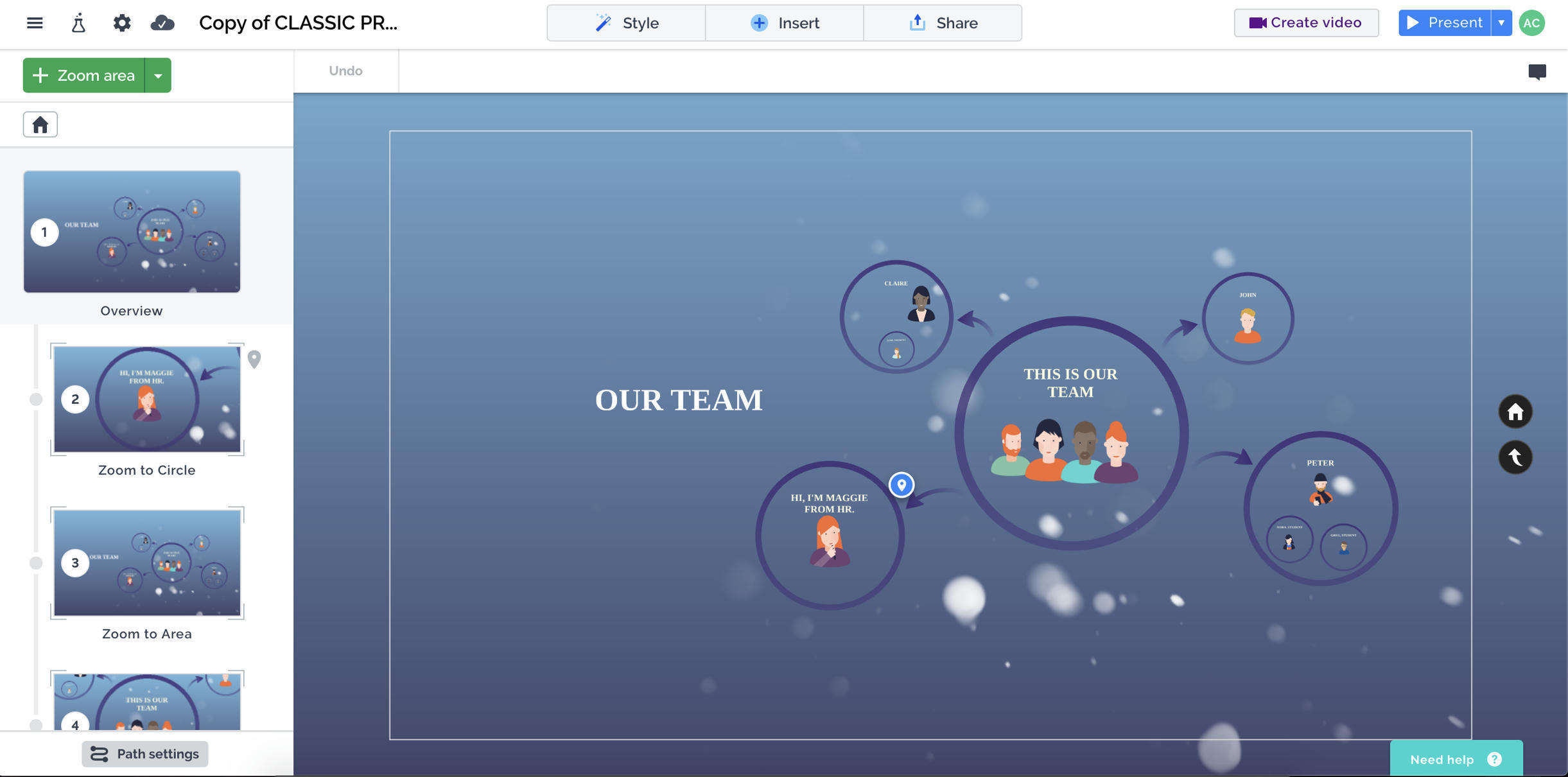 Converting your Prezi Classic presentation into...