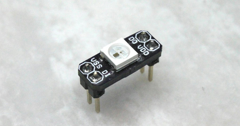WS2812B smart RGB LED breakout board from Bot T...