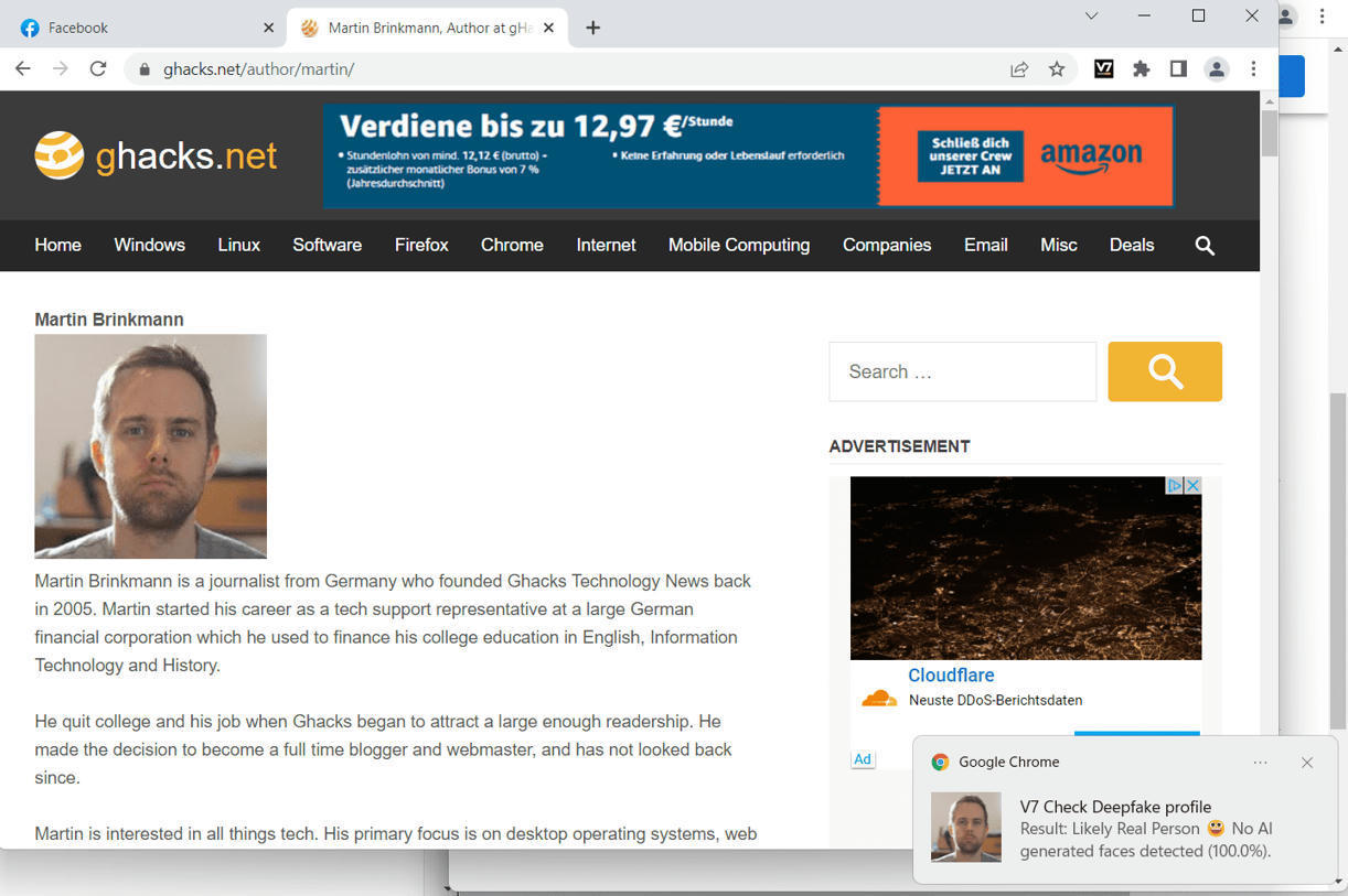 Fake Profile Detector tells you if people are r...