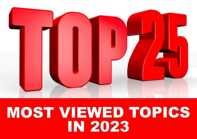 TOP 25 Most Viewed Topics in 2023 | N...