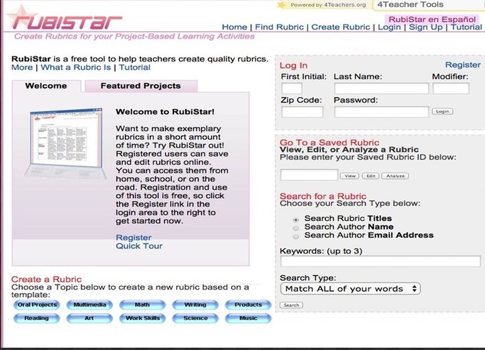 Rubistar « Educacion – articuloseducativos.es