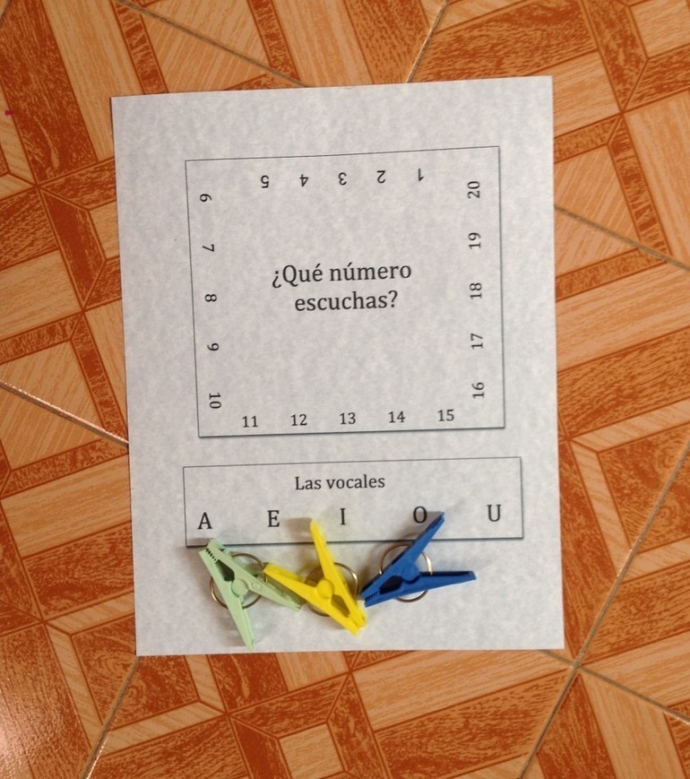 Printable Spanish Clothespin Activities for Num...
