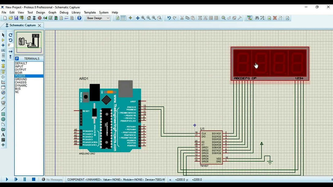 #2 Control LED with Arduino Uno R3 In Proteus