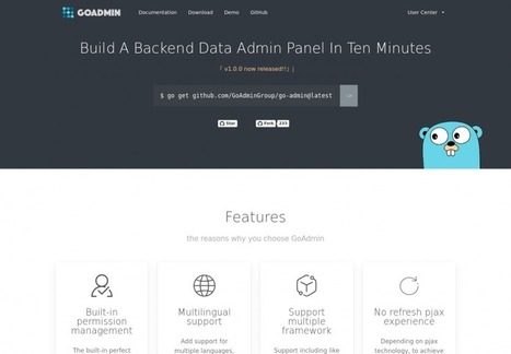 GoAdmin : un framework Go pour créer un ...