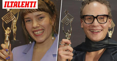 Näyttelijät Elias Salonen ja Anna Air...