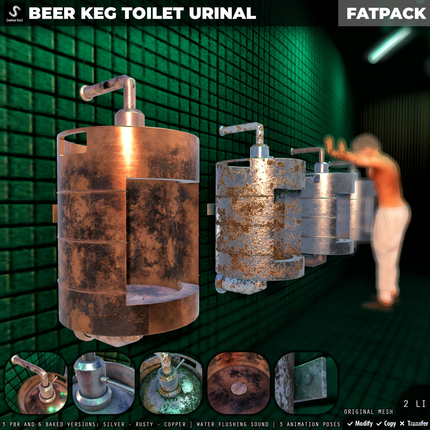 New Release: Beer Keg Toilet Urinal Fatpack by ...