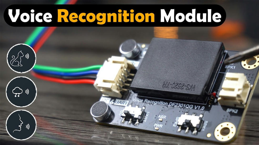 Voice Recognition Module with Arduino, voice mo...