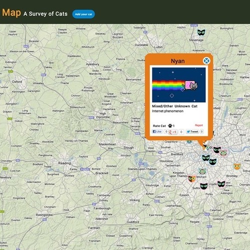 DeMOGraphics: Cat Map plots locations, names and colours of London ...