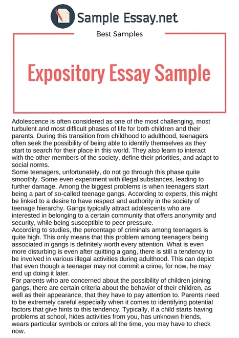  Expository Text Examples Expository Essay Examples 2019 02 16