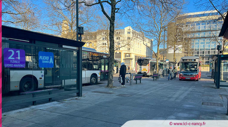 Grand Nancy : lignes de bus T2 à T5, une...