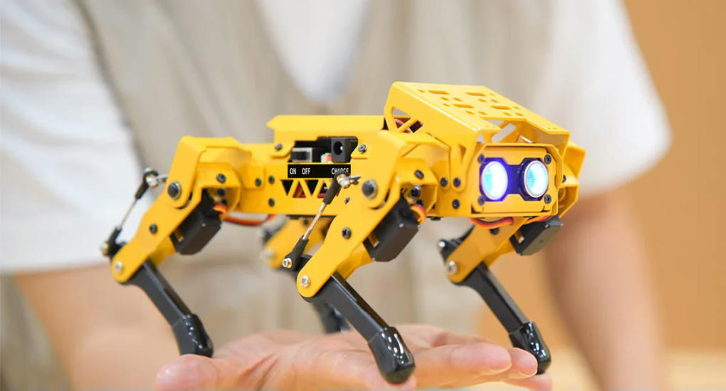 MechDog AI Robot Dog features ESP32-S3 controll...